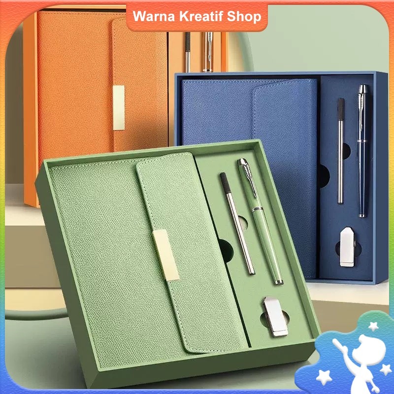 Jual A5 Notebook Bisnis Mewah Kotak Hadiah, Buku Catatan Rapat Kantor ...