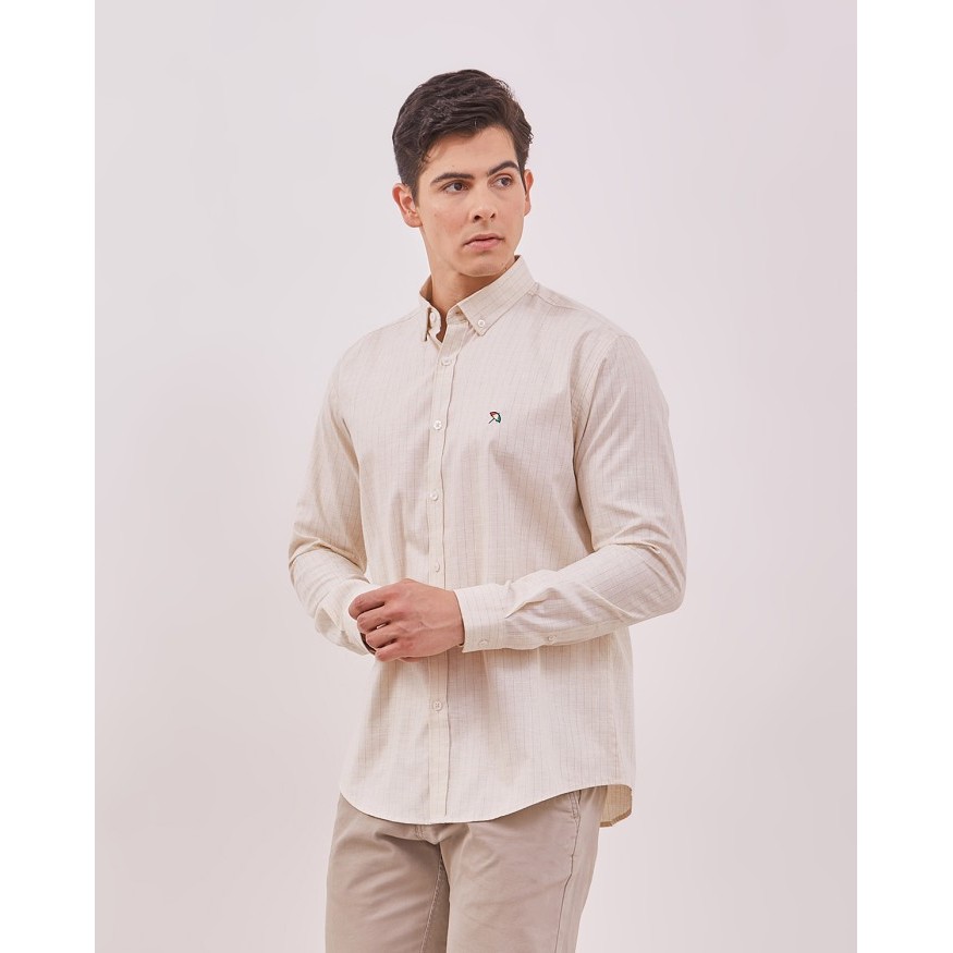 Jual ARNOLD PALMER Kemeja Lengan Panjang Off White Putih Pria - P ...