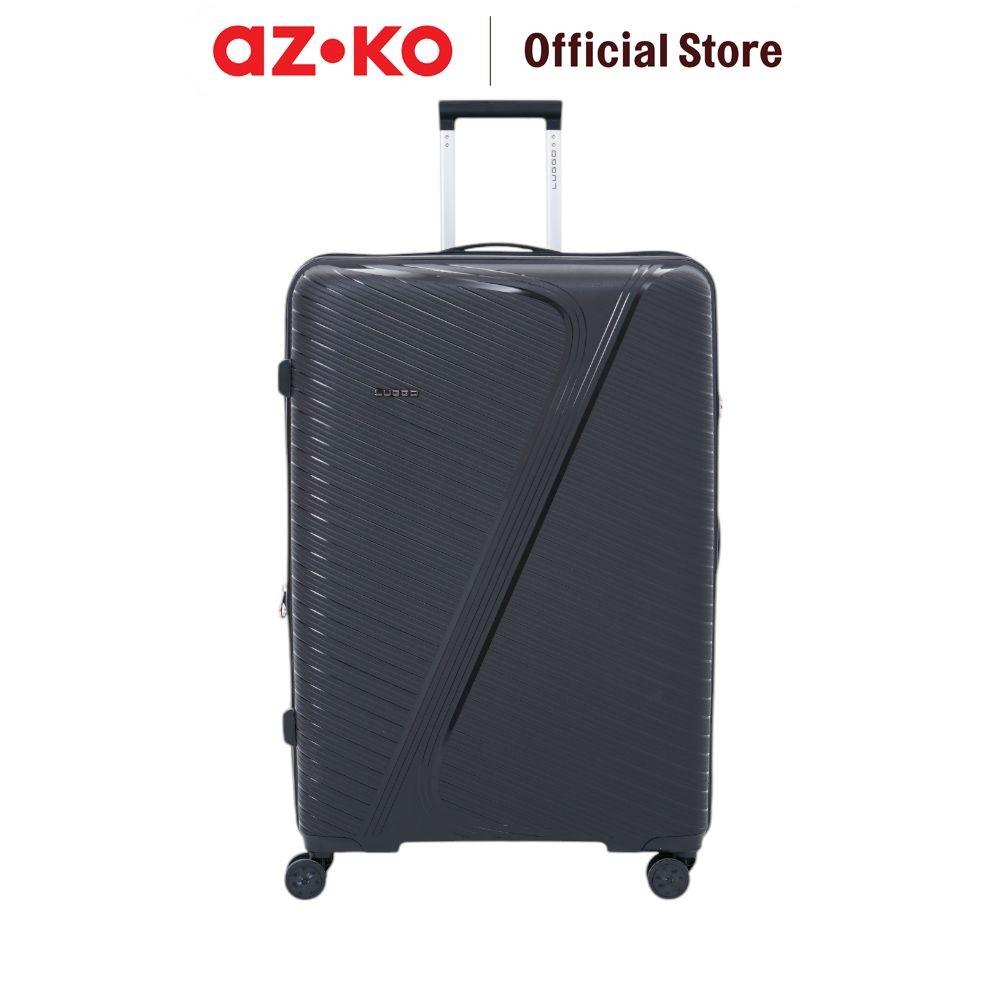 Jual AZKO Luggo Leora Koper Pp Tsa Hitam Lock Luggage Koper Bagasi Tas ...