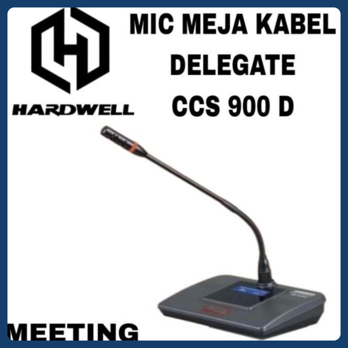 Jual Mic Meja Podium Hardwell CCS 900 D - Microphone Delegate Untuk Peserta Rapat Original ...