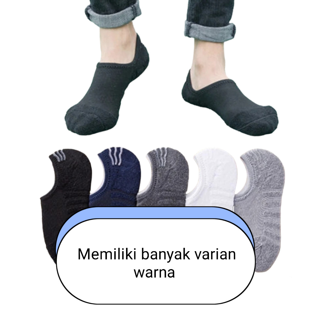 Jual ( KAOS KAKI HANDUK ) kaos kaki pendek tebal invisible kaos kaki serat bambu Premium ...