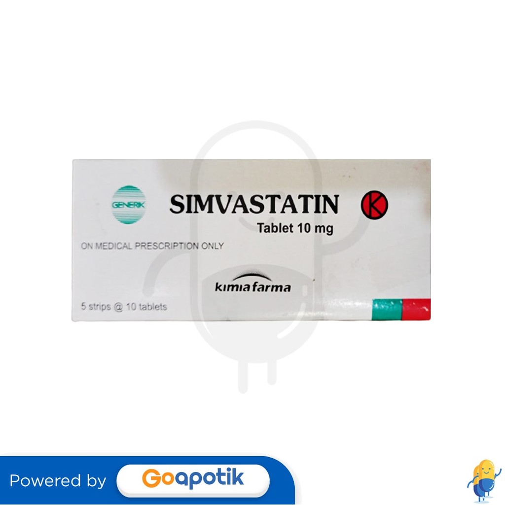 Jual Simvastatin 10 Mg Kimia Farma Box 50 Tablet | Shopee Indonesia