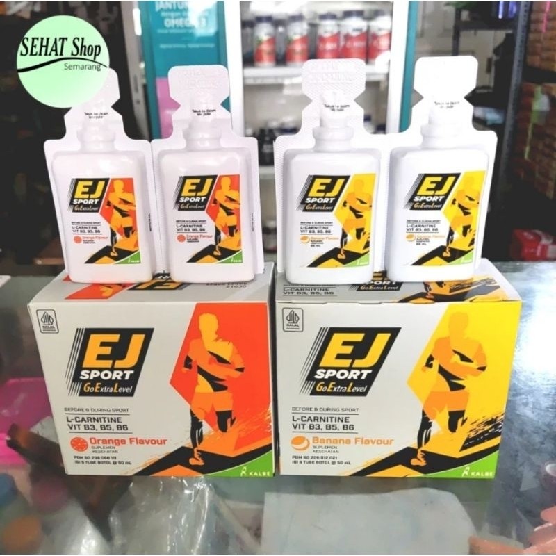 Jual EJ SPORT Energy Gel Penambah Stamina dan Energi L-Carnitine Sepeda ...