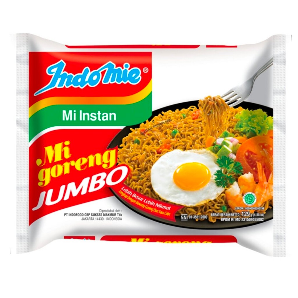 Jual indomie goreng jumbo mie goreng jumbo | Shopee Indonesia