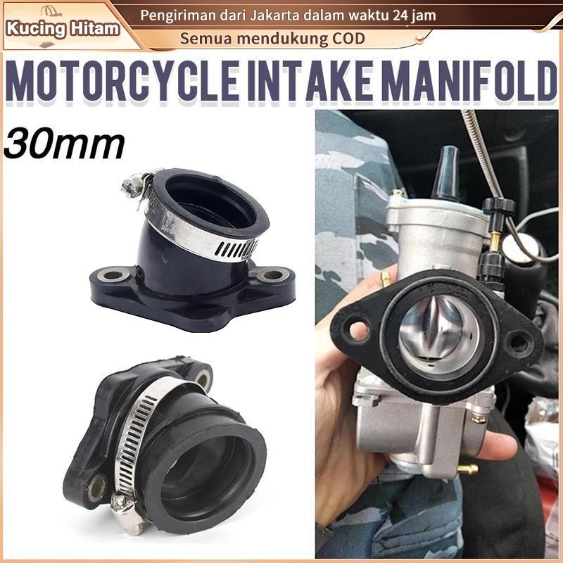 Jual Adaptor Karet Karburator Lubang Kotoran 30MM Aksesori Pipa Intake ...