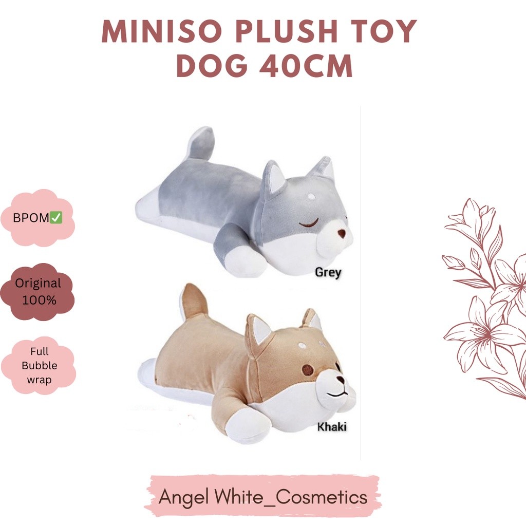 Jual MINISO PLUSH TOY DOG 40CM | Shopee Indonesia