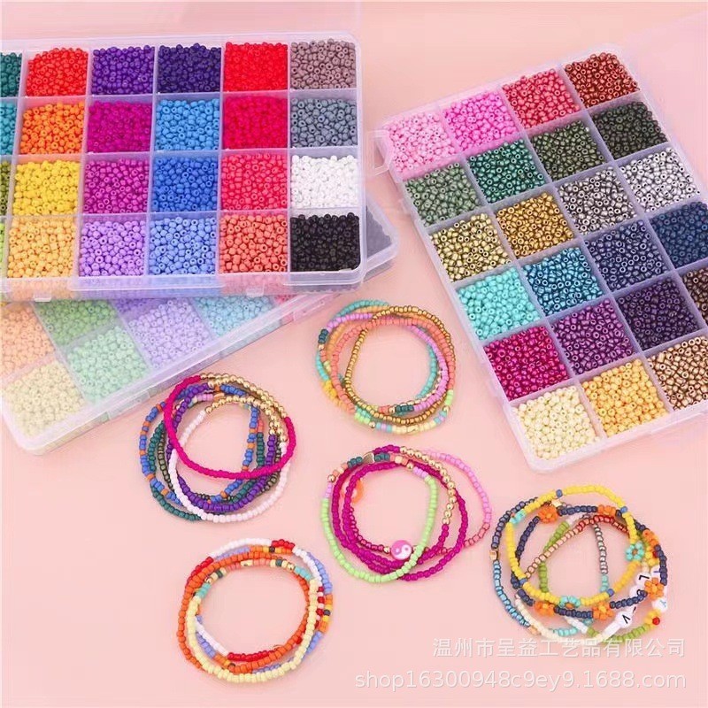 Jual JM Manik Manik Pasir 1 Box - Manik2 Mote Payet Pasir Paket DIY 2MM ...