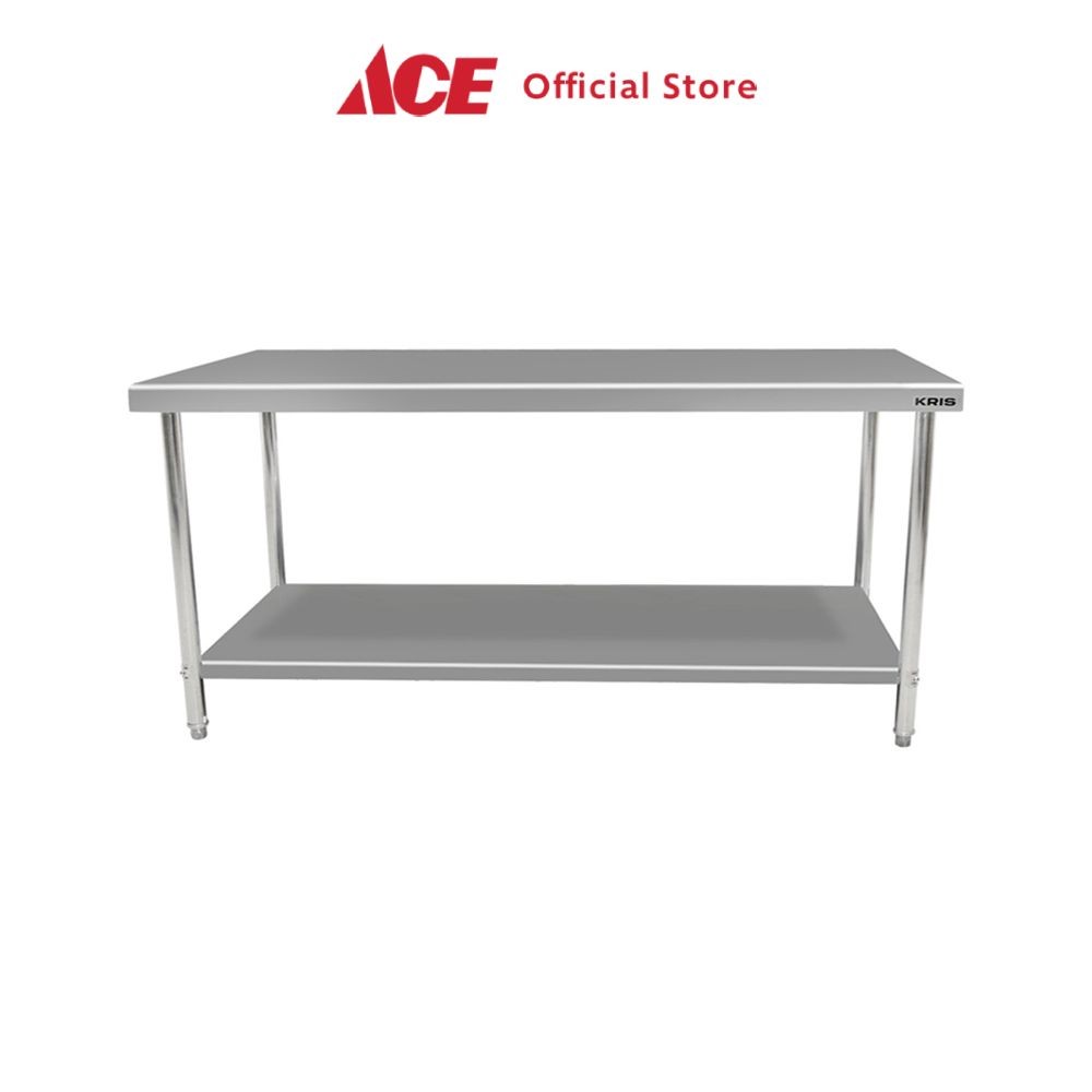 Jual Kris 180X70 cm Meja Dapur 2 Tingkat - Silver Kitchen Working Table ...
