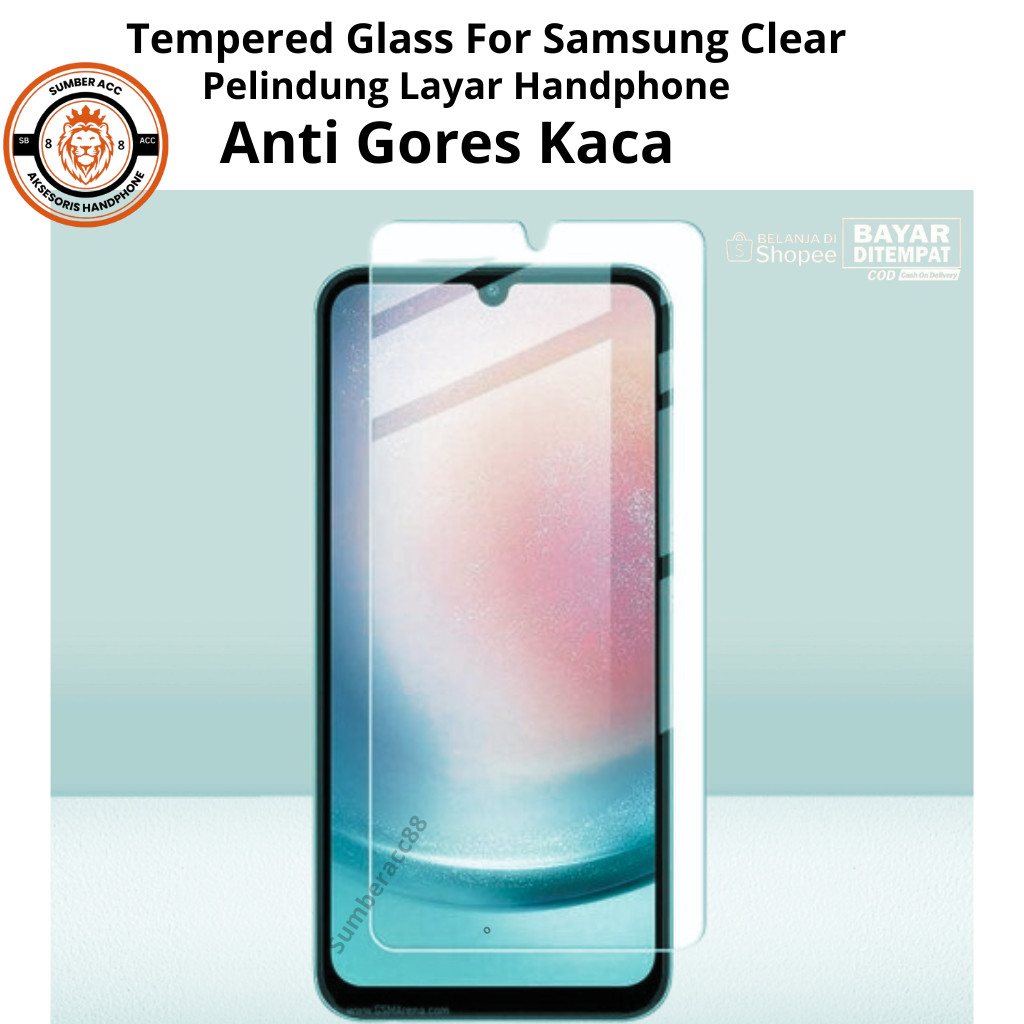 Jual SAMSUNG Tempered Glass Clear M52 M62 M23 M31 M33 M53 M14 M34 M54 ...
