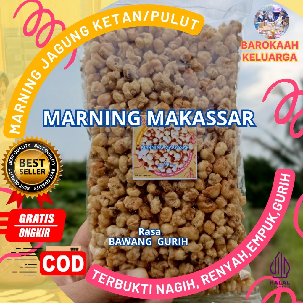 Jual Camilan MARNING Milenial gen Z VIRAL JAGUNG KETAN PULUT SEPEREMPAT ...