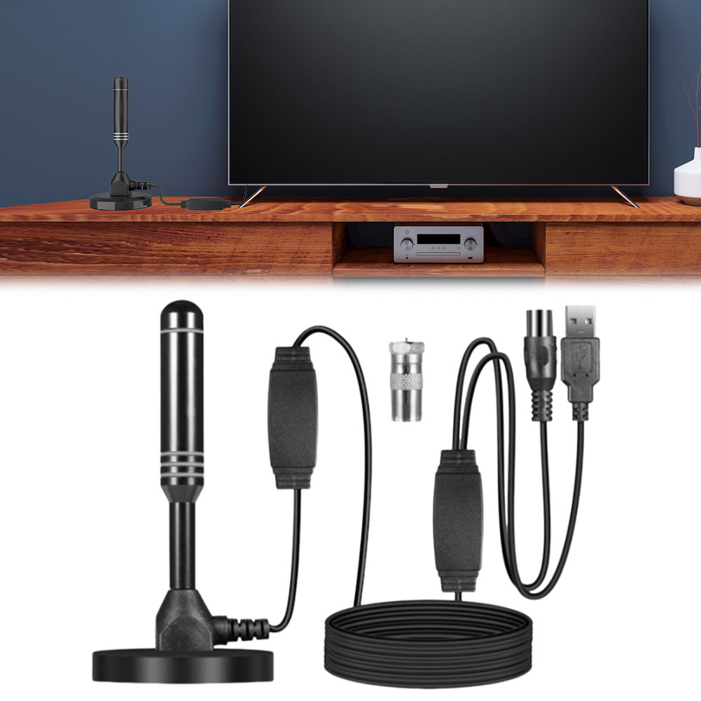 Jual Indoor TV Antenna 37dB High Gain Multi-use HDTV Digital Box Indoor ...