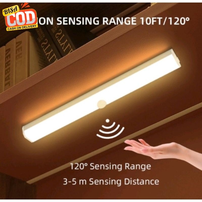 Jual Lampu Sensor Gerak Magnetic Motion Sensor Lampu Stick Panjang LED ...