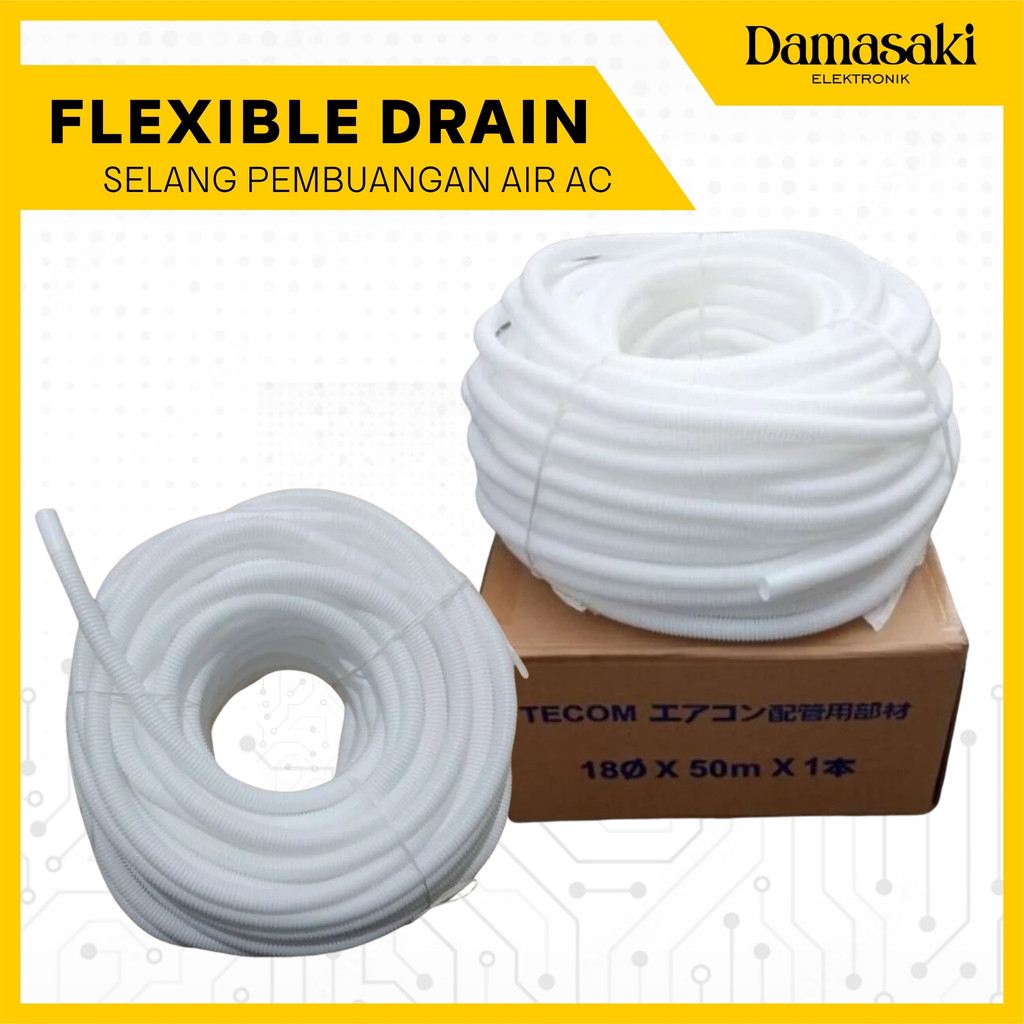 Jual SELANG AC PEMBUANGAN AIR / SELANG FLEKSIBEL DRAIN AC METER ...