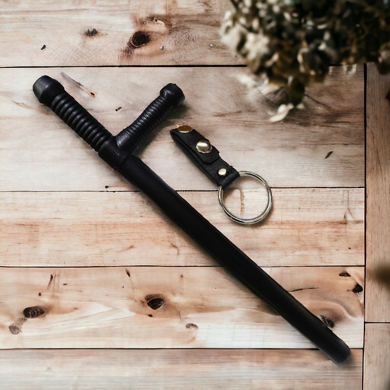 Jual KENTES - PENTUNGAN SATPAM SECURITY tongkat + ring besi satpam ...