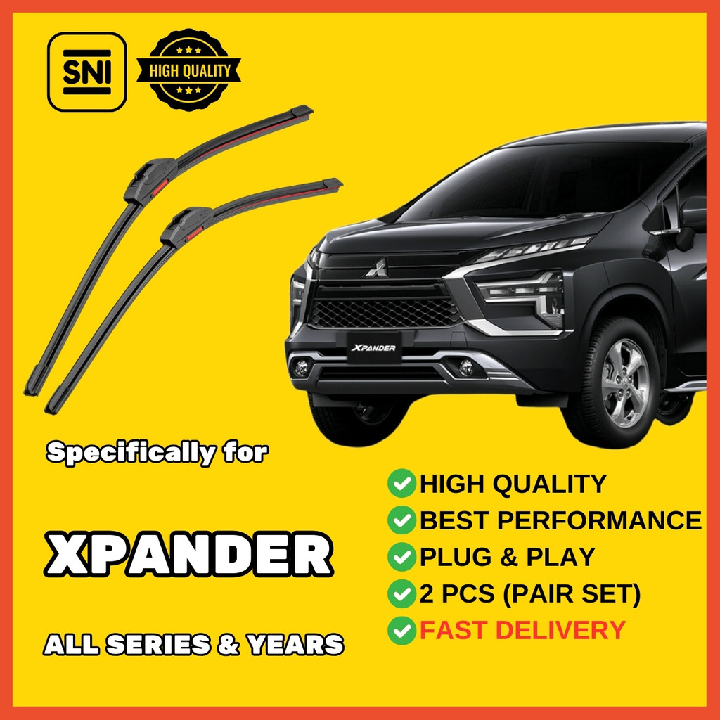 Jual Wiper Mobil XPANDER ALL YEARS Mitsubishi Wiper Kaca Depan Karet ...