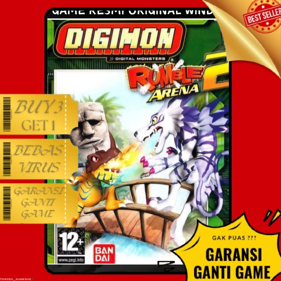 Jual DIGIMON RUMBLE ARENA 2 - GAME LAPTOP - GAME PC - GAME KOMPUTER ...