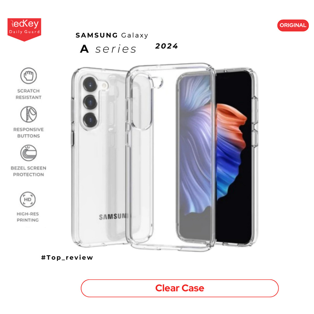 Jual Redkey Case Samsung Galaxy A16 A26 A36 A56 5G Redkey Clear Case Air Hybrid Premium | Shopee ...