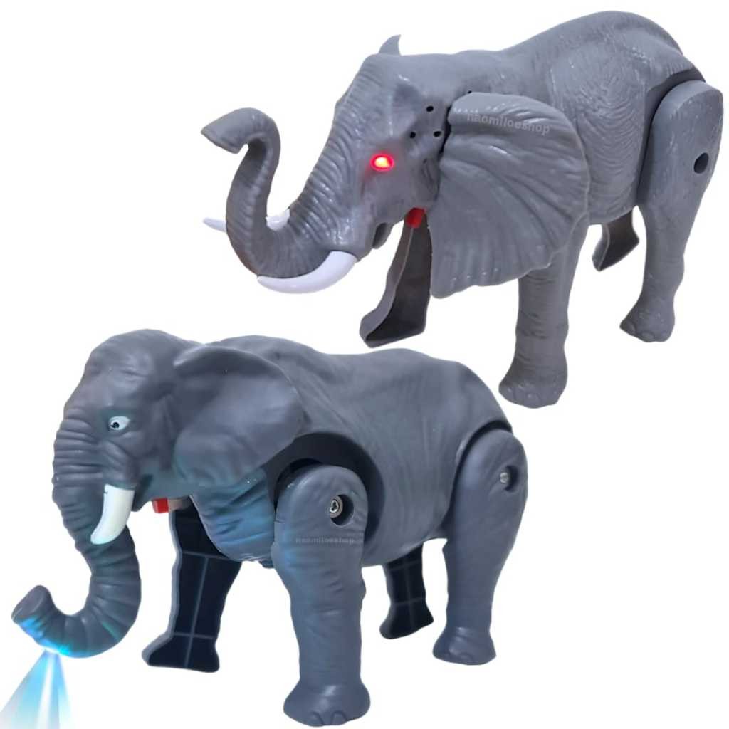 Jual Gajah berjalan dan suara MAINAN ANAK GAJAH ANIMAL WORLD ELEPHANT ...