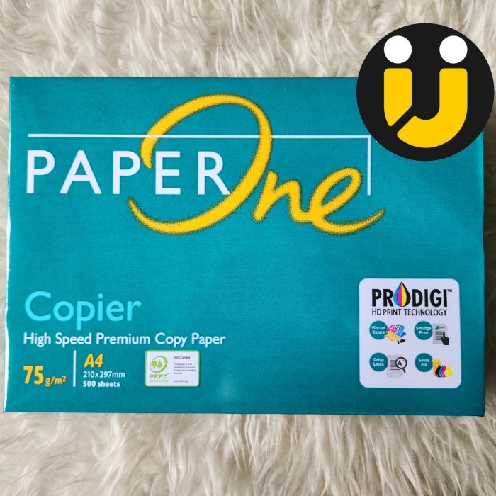 Jual PaperOne A4 75 gram 1 Rim 500 Sheets Kertas HVS | Shopee Indonesia