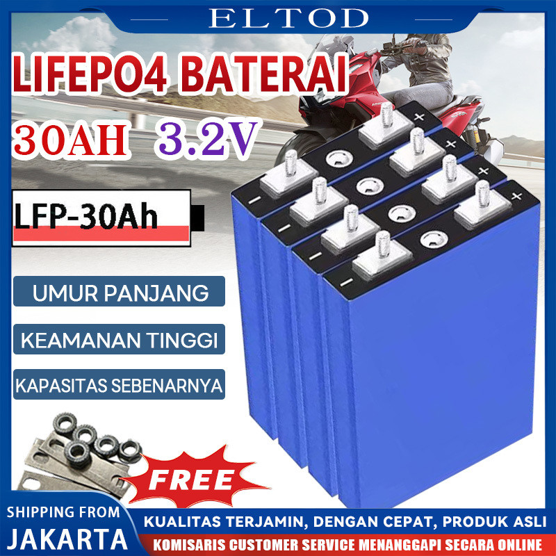 Jual [COD]UPS WATERPROOF BMS lifepo4 Baterai12V 30Ah/120ah CATL/BYD Baru Lifepo4 Baterai3.2V ...
