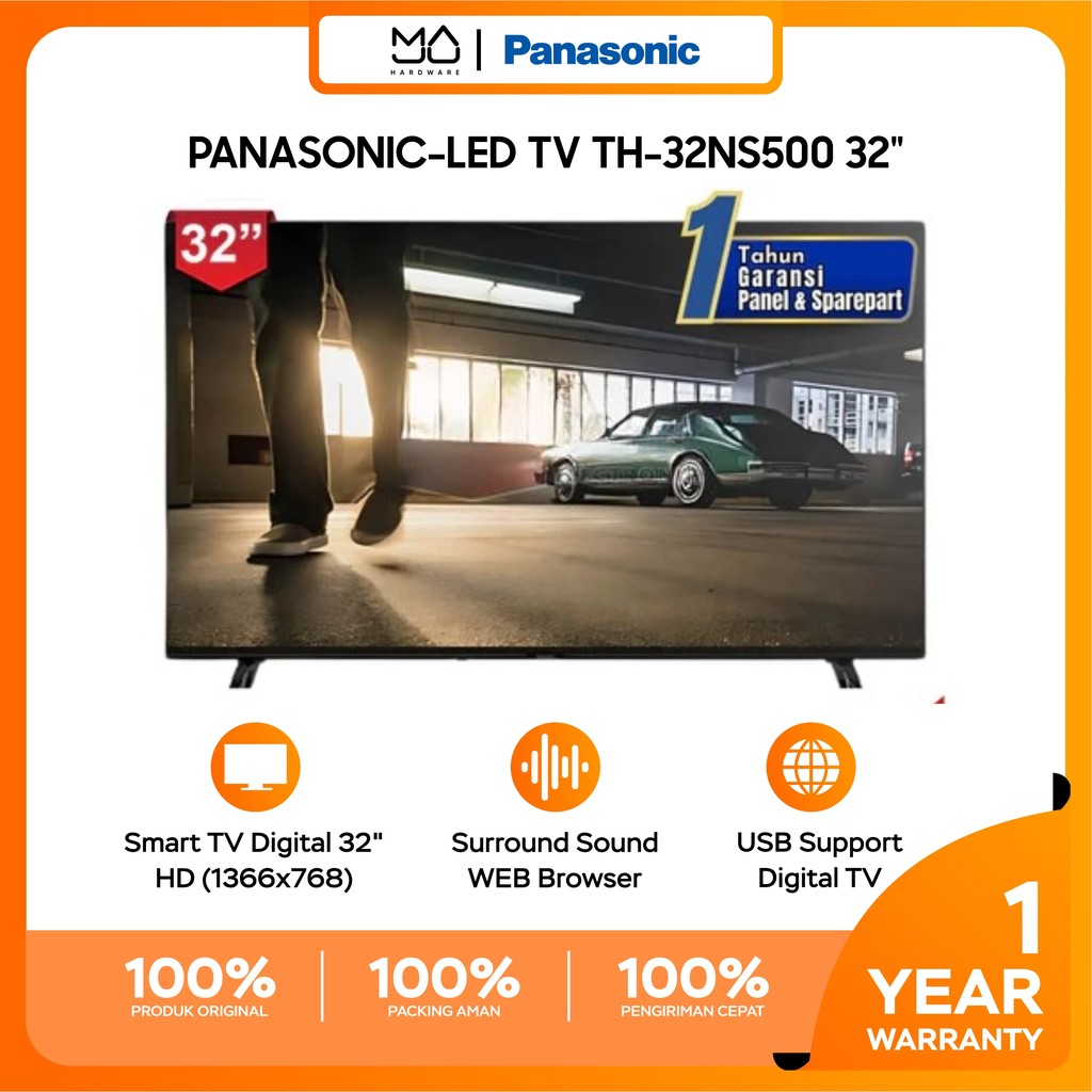 Jual TV Panasonic 32 Inch TH-32NS500G Smart Android TV HD - Garansi Resmi | Shopee Indonesia