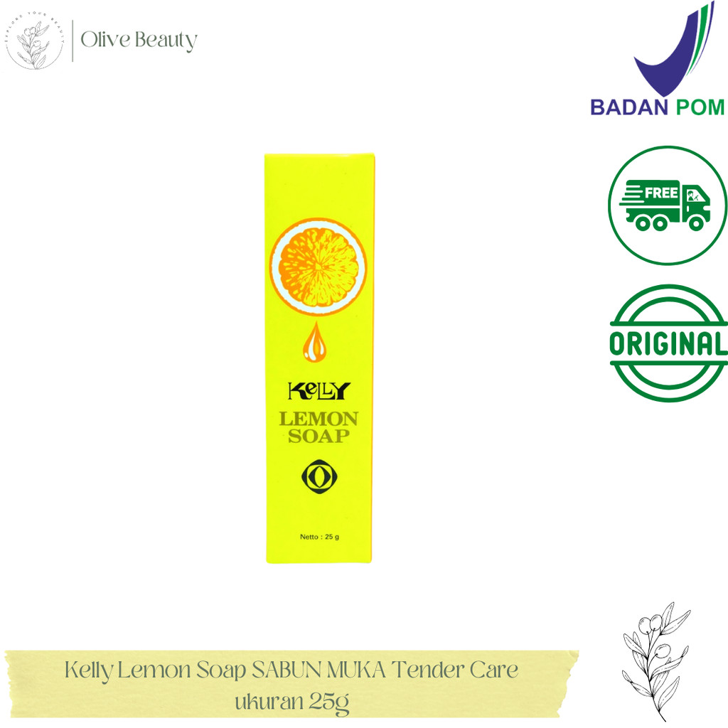 Jual Kelly Lemon Soap SABUN MUKA Tender Care ukuran 25g (SEDANG ...