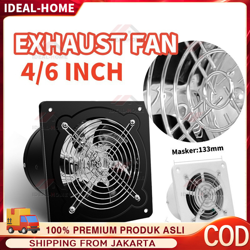 Jual Exhaust Fan Dinding 4Inch Kipas Exhaust Ventilasi Dinding Exhaust ...