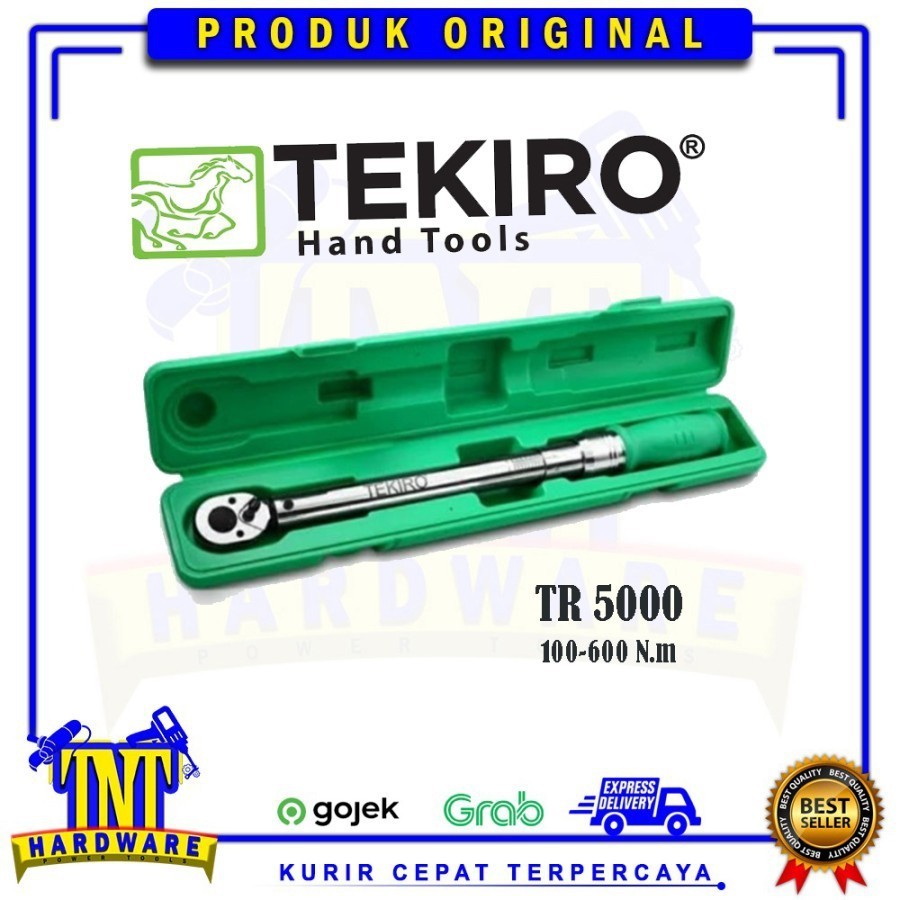 Jual TEKIRO 3/4 INCH TORQUE WRENCH 100 - 600 (TR5000) / KUNCI TORSI ...