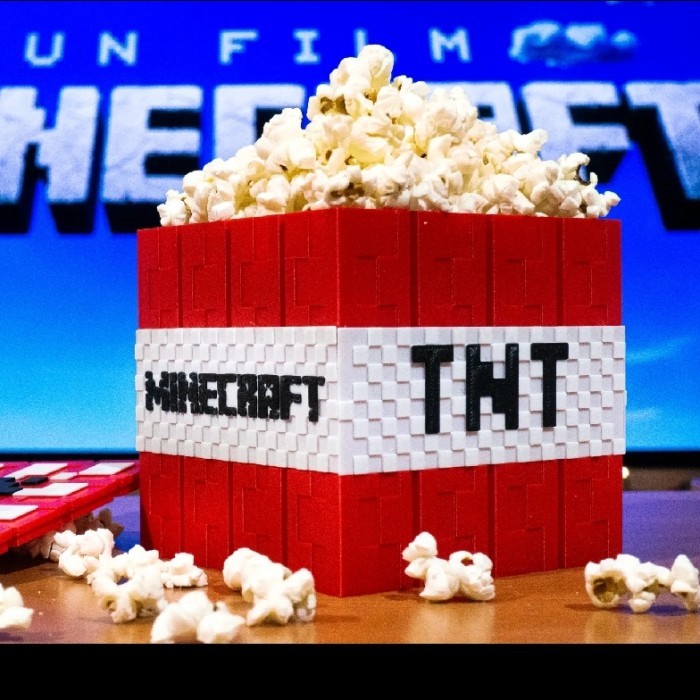 Jual Minecraft Popcorn Bucket TNT BLOCK Minecraft movie | Shopee Indonesia