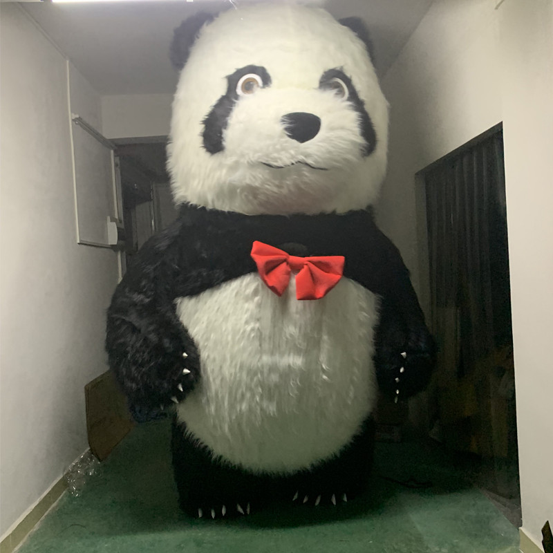 Jual 3M Chinese Panda Inflatable Mascot Costume Cosplay Fursuit Panda ...
