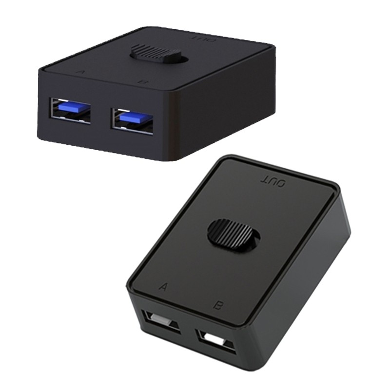 Jual USB Printer Sharing Switcher Selector Box Control Two Computers ...