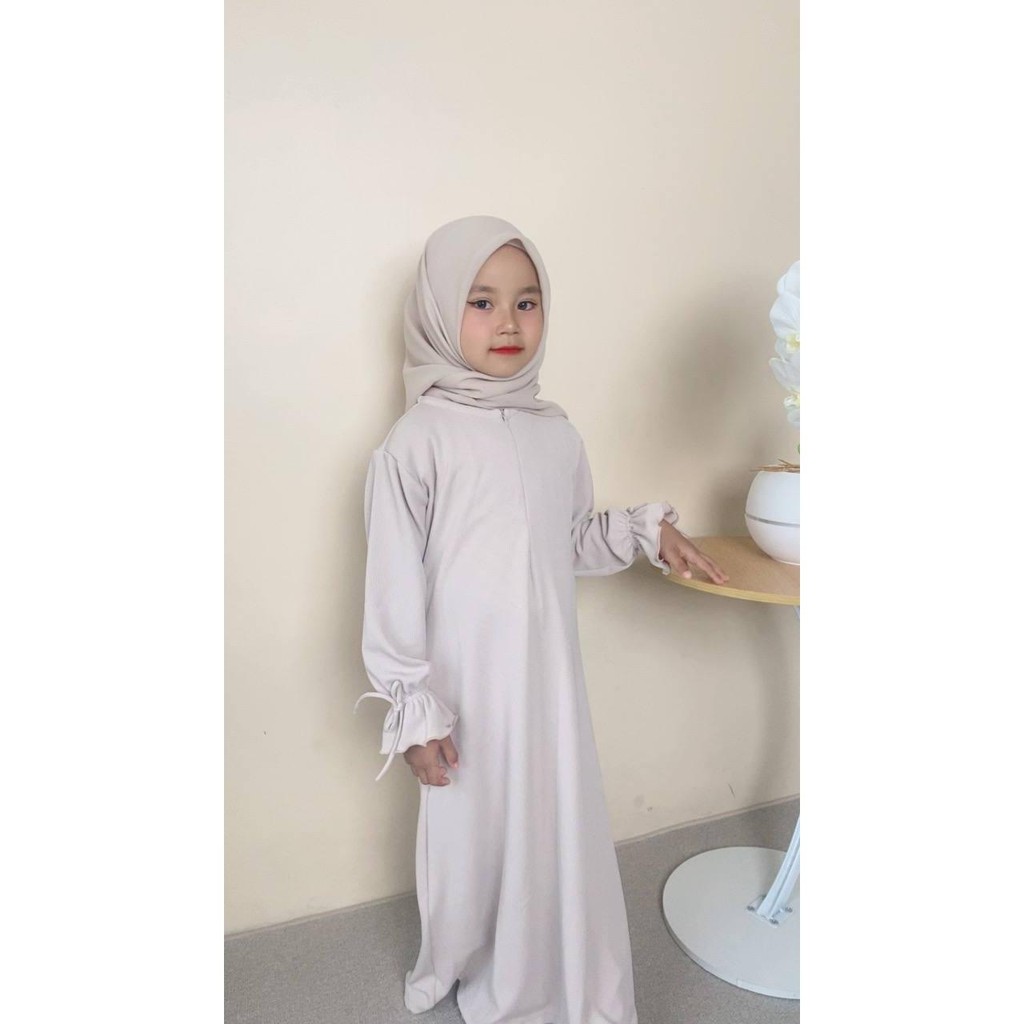 Jual Famehara.id Haniah Dress Gamis anak Simple Knit Premium Terbaru ...