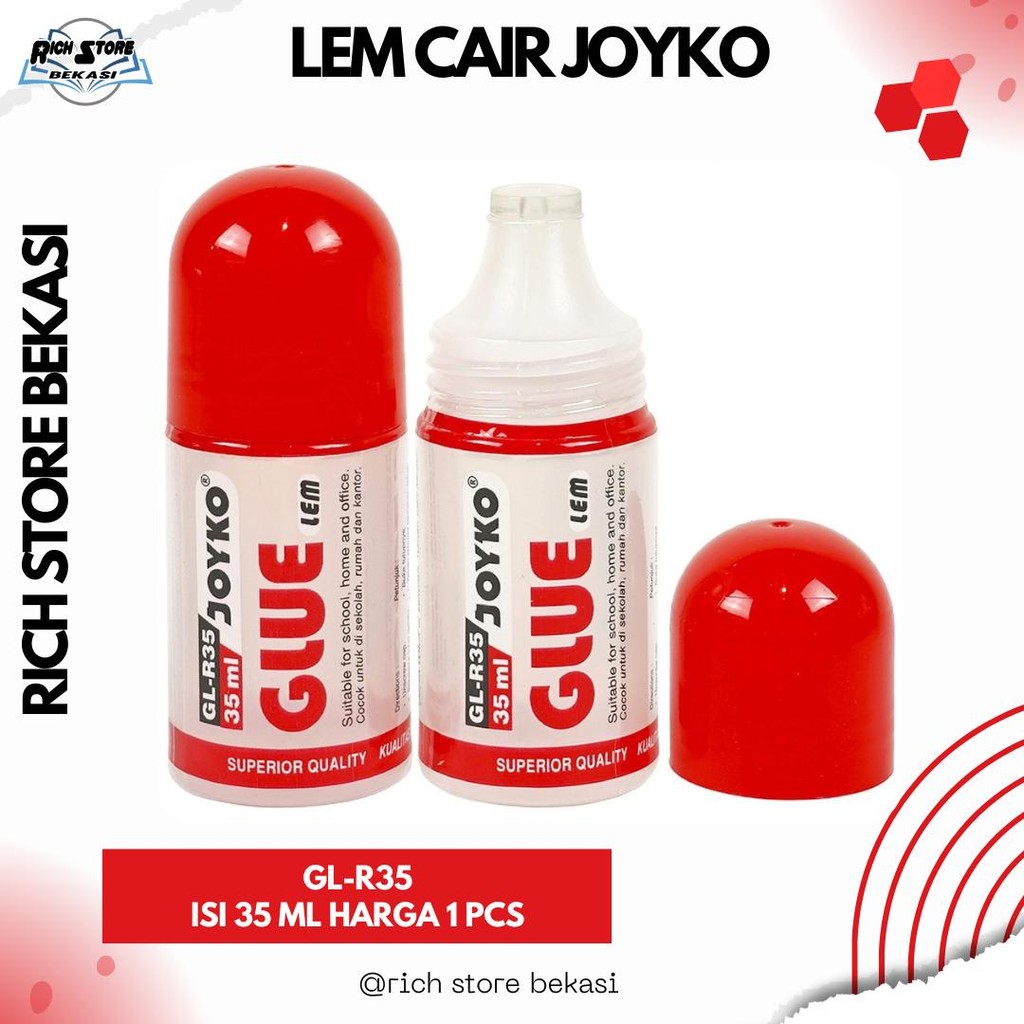 Jual LEM CAIR MERK JOYKO GL-R35/LEM KERTAS BERKUALITAS | Shopee Indonesia