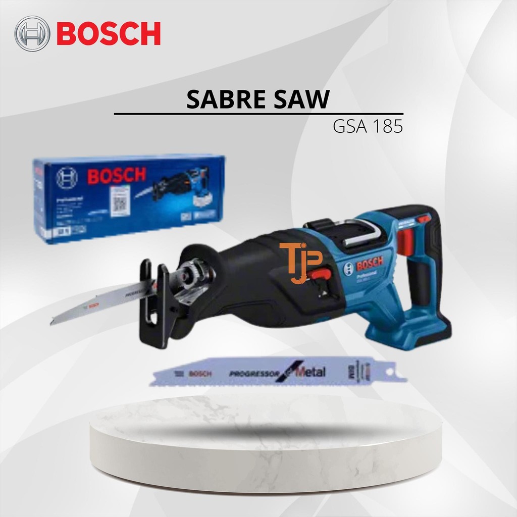 Jual BOSCH CORDLESS SABRE SAW/MESIN GERGAJI BATERAI 18V GSA185-LI UNIT ...