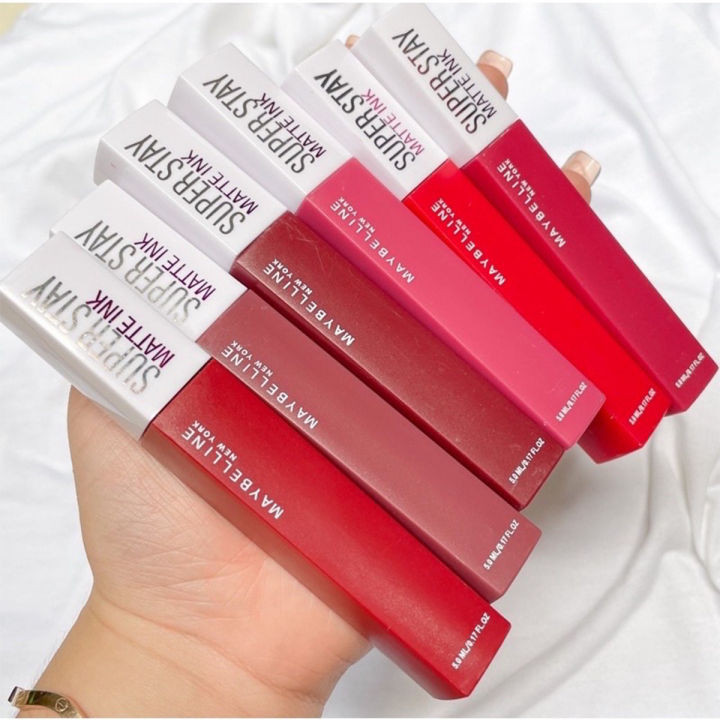 Jual Maybelline Superstay Matte Ink Liquid Long Lasting Waterproof Matte Lipstick | Shopee Indonesia
