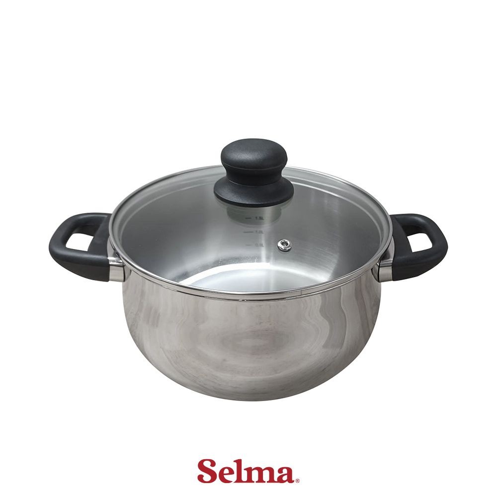 Jual Selma 20 cm Boston Panci Casserole Pot Masak Sup Food Grade Panci ...