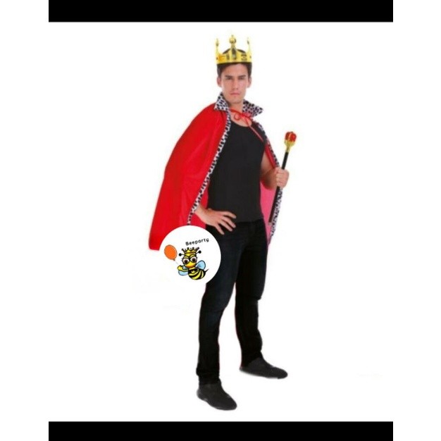 Jual Jubah Raja Topi Raja /Kostum King Queen Aksesoris Photobooth ...