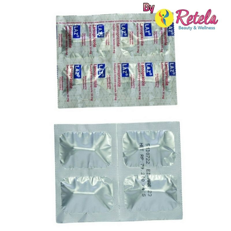 Jual LAZ 30MG 1 STRIP 4 CAPSUL | Shopee Indonesia