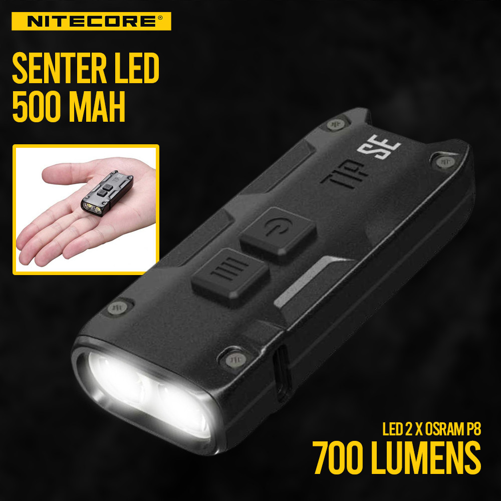 Jual NITECORE Senter LED 2 OSRAM P8 700 Lumens - TIP SE | Shopee Indonesia
