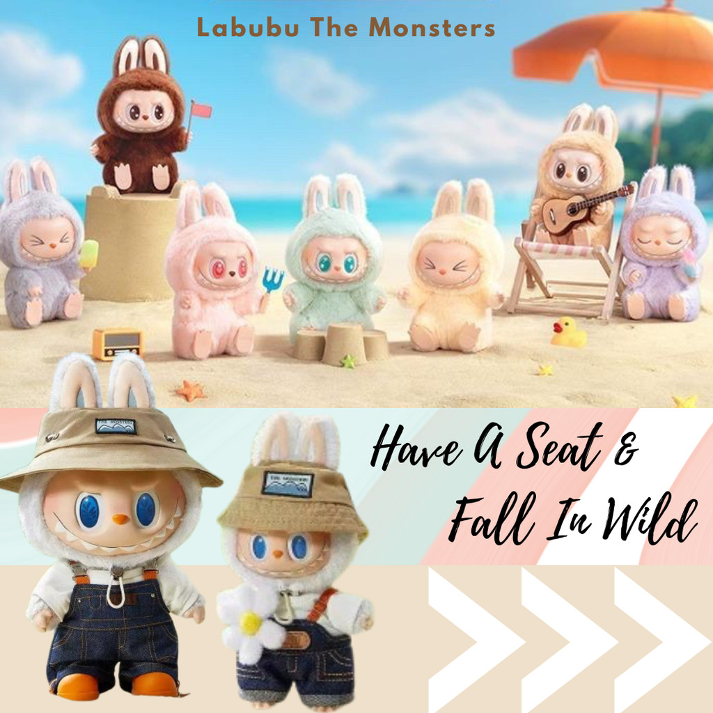 Jual Popmart Labubu Boneka Viral Have A Seat Fall In Wild Gantungan Tas ...