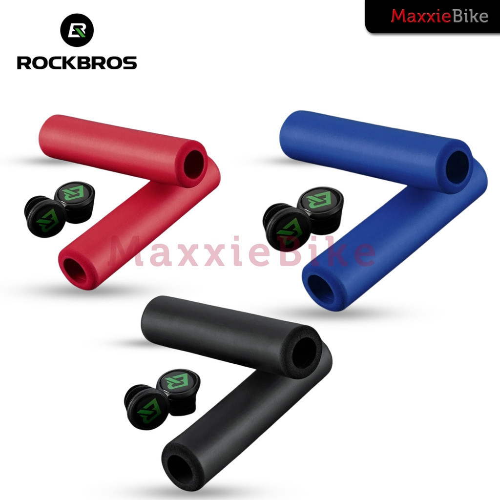 Jual ROCKBROS GMBT1001 Hand Grip Silicone Bike Handlebar Stang Sepeda ...