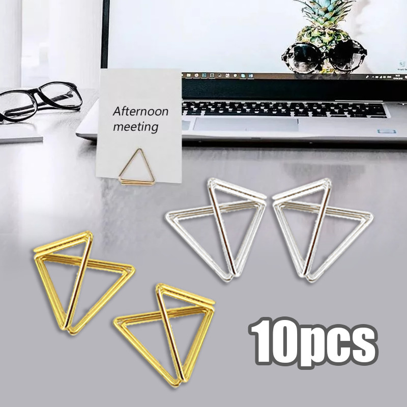 Jual 【BARANG SPOT】10pcs Table Menu Stand Card Holder Price Name Tag ...