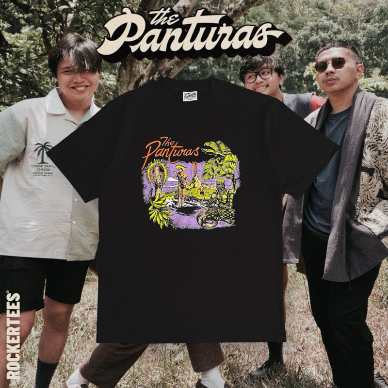 Jual 【COD】THE PANTURAS - SHAKA TROPICAL BLACK T-SHIRT | ORIGINAL ...