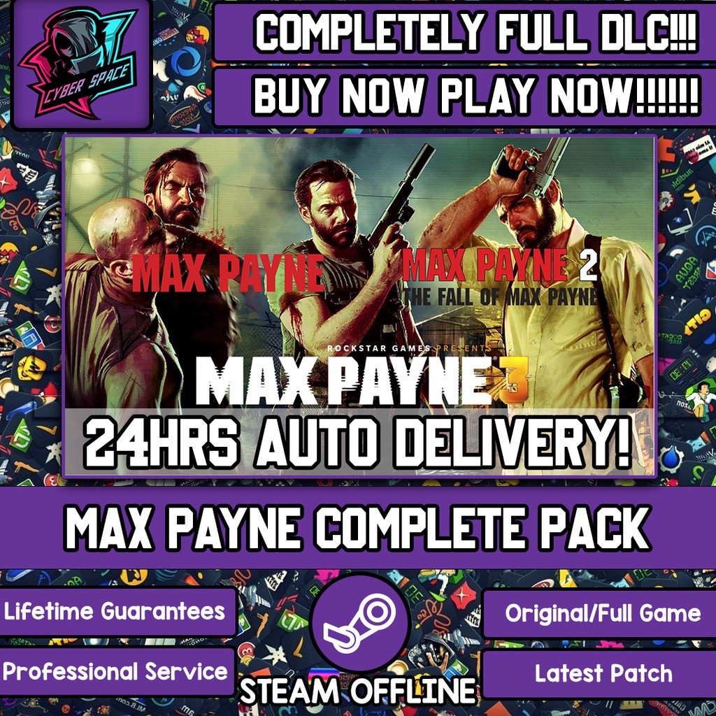 Jual Max Payne Complete Pack 1 2 3 [Auto Delivery] [Steam Offline ...
