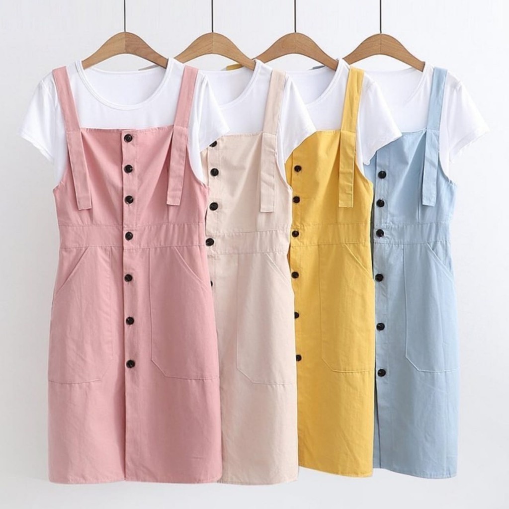Jual Khavera - Overall Jesslyn Remaja Wanita Premium Kekinian Fit L ...