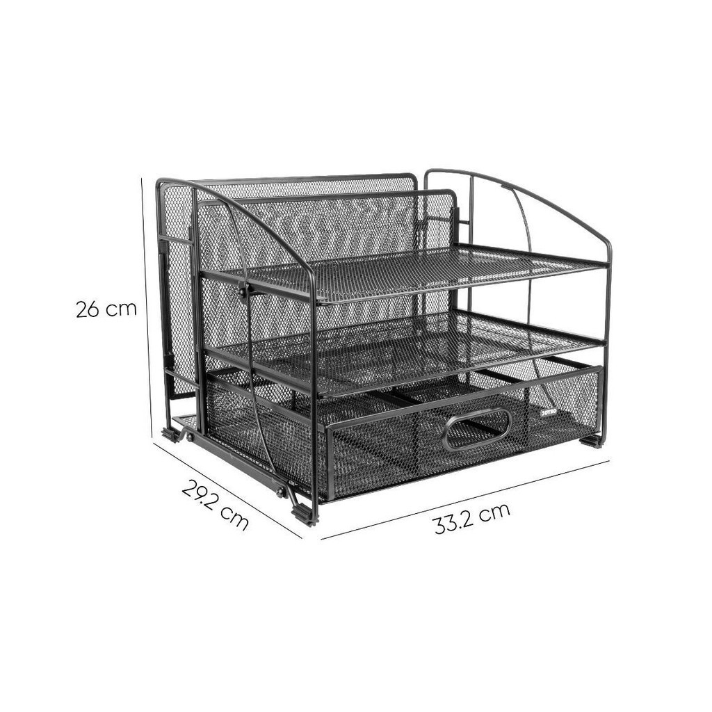Jual Rak Susun Alat Tulis dan Kertas / Desk Set / Dokumen Organizer ...