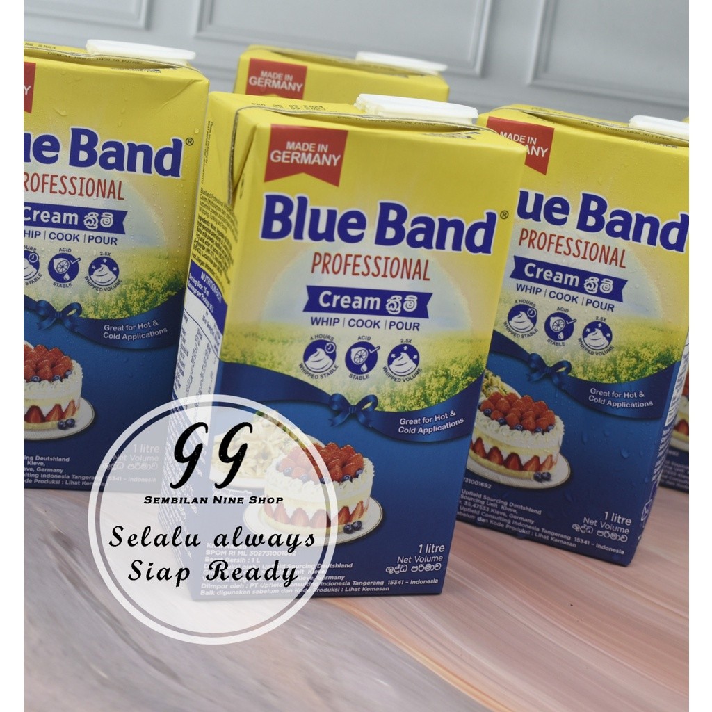 Jual BLUE BAND Professional CREAM 1 L Blueband Krim Whip Cook Pour ...