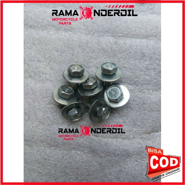 Jual Baut Motor Satu set Baud / Baut spakbor belakang Yamaha Vega ZR ...