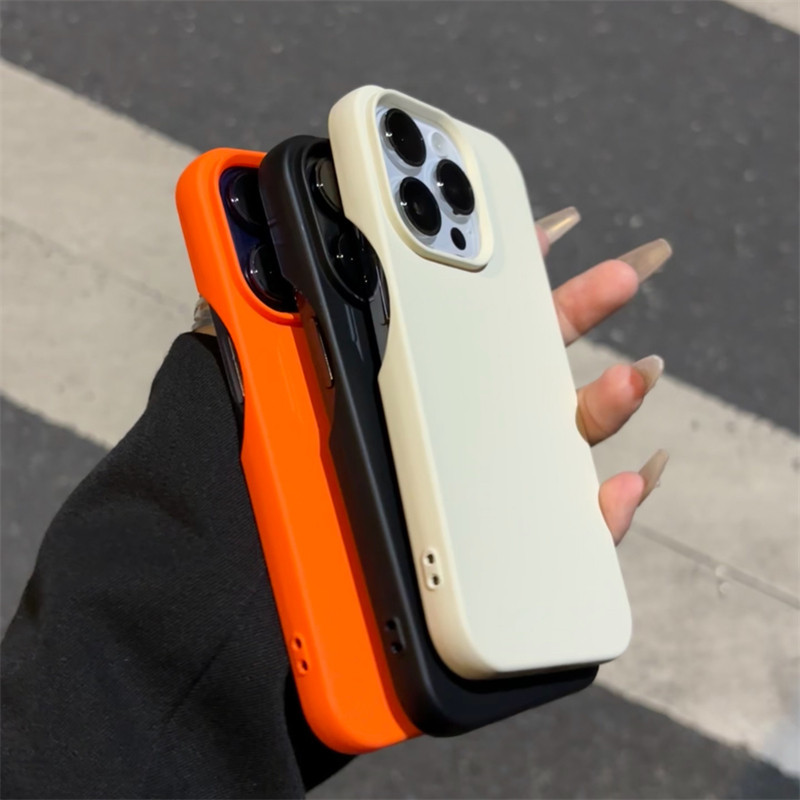 Jual PHONELUXE New Half Pack Silicone Case Matte Simple Solid Color ...