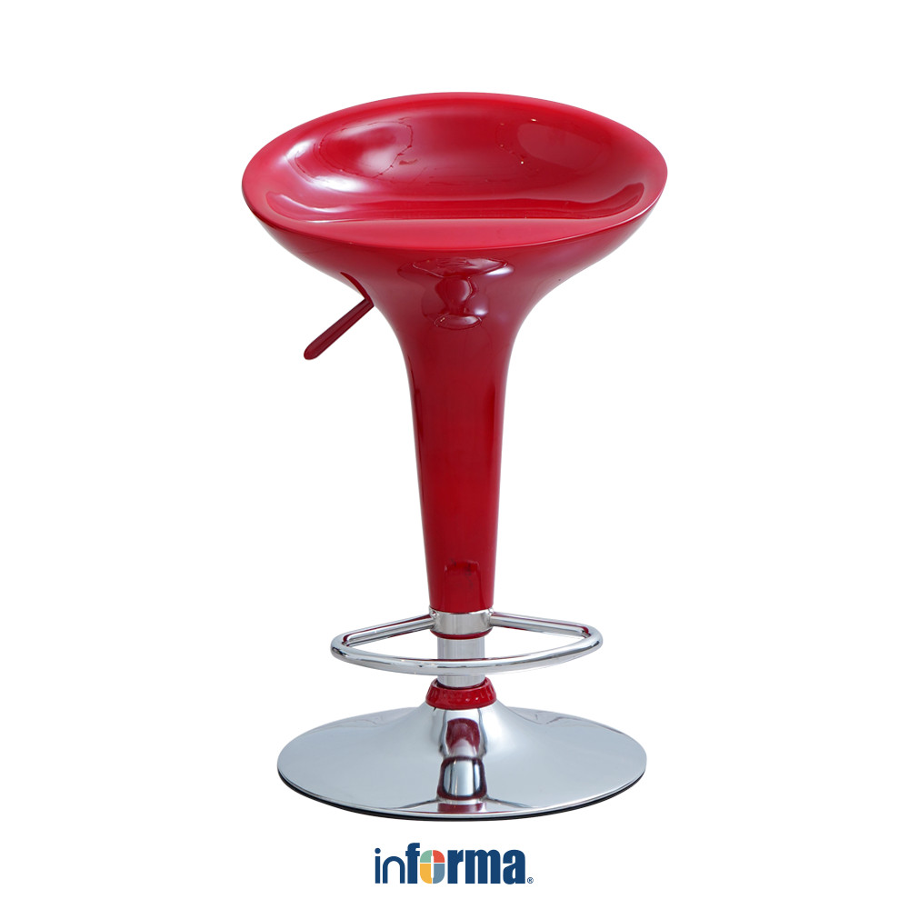 Jual Informa Melinda Z Bangku Bar - Merah Bar Stool Kursi Kafe ...